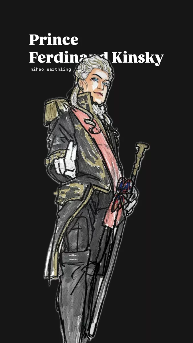 習作:Prince Ferdinand Kinsky - ぽぽりお(2次創作)