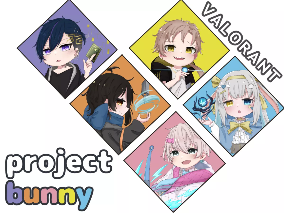 project bunny様チームイラスト - いろみず。の作品置き場