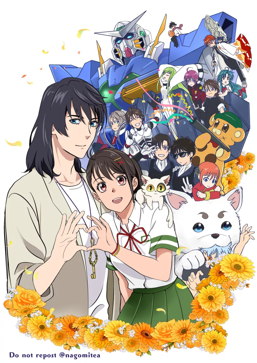 月刊アニメ情報誌アニメディア/アニメアイ扉絵(2024年7月号) - 田助(Densuke)のポートフォリオ