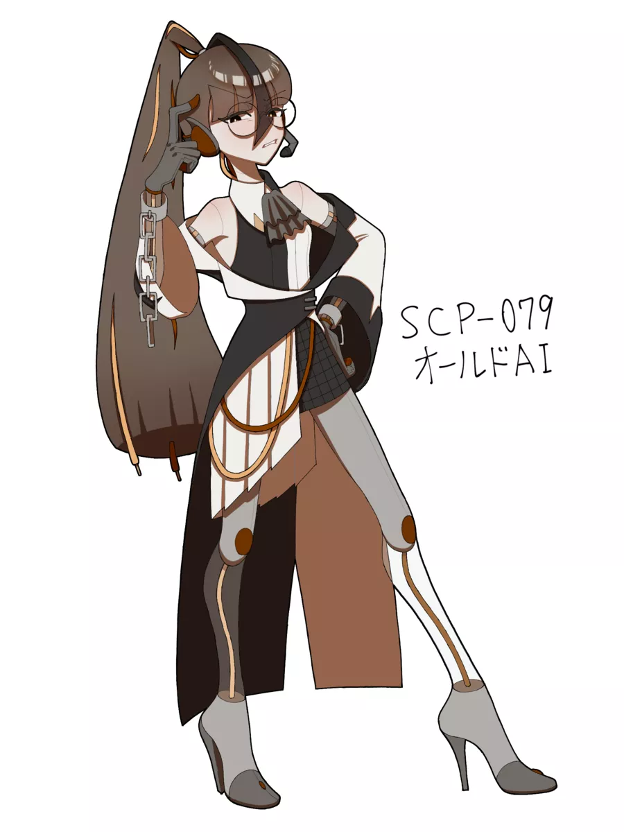 SCP擬人化 オールドAIちゃん - トリカブト群生地