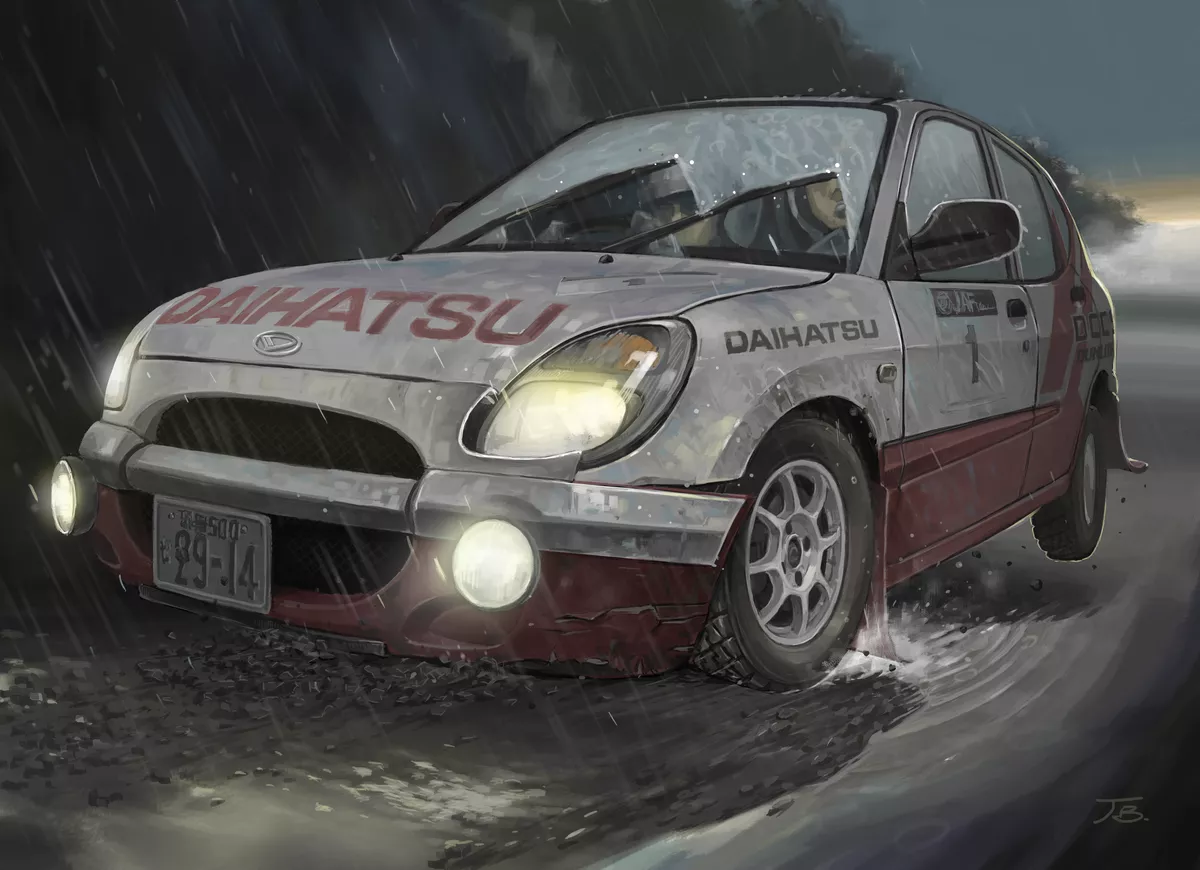 Daihatsu Storia Rally Car - JetBrick