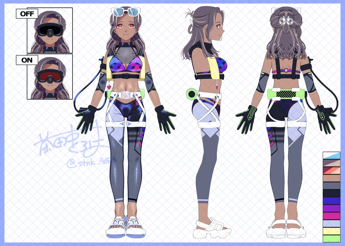 【skeb】OC作成 - Portfolioｰsatanaka kuroha