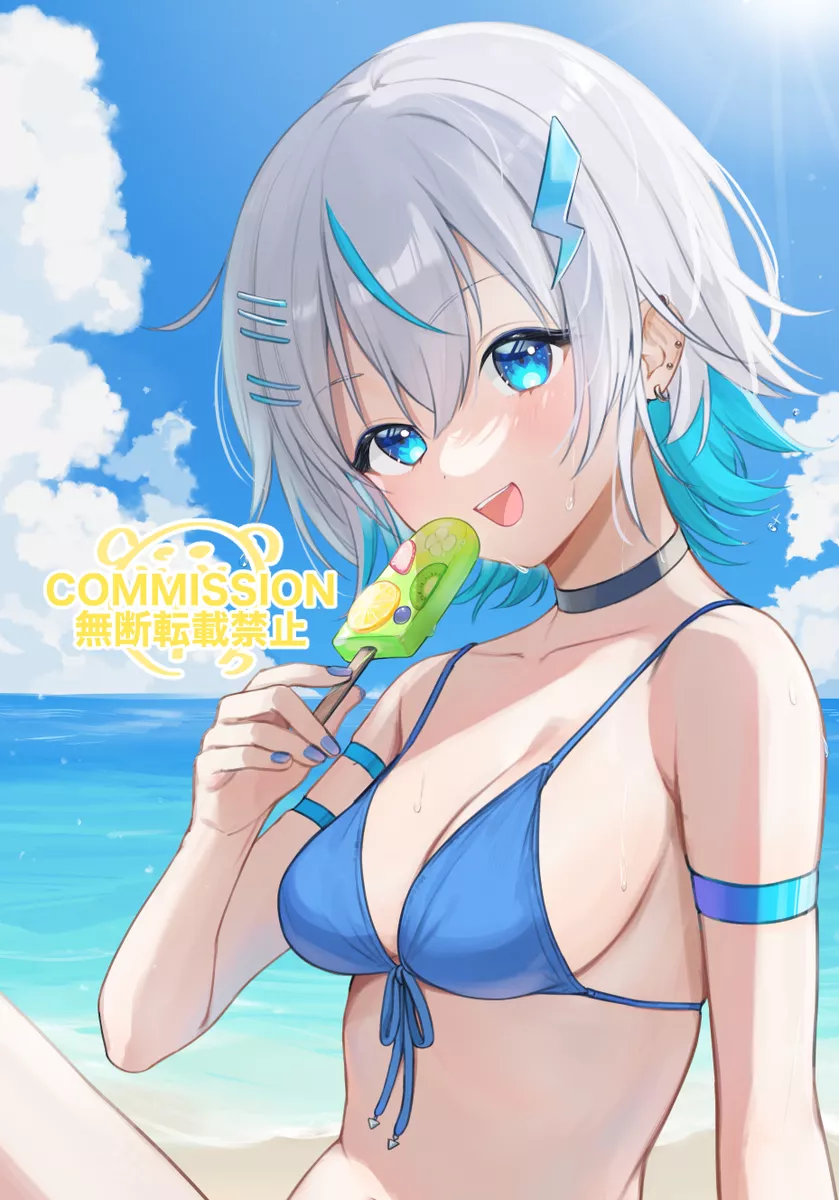 【Work】Skebリクエスト 個人Vtuber水篠シオン様 - Mellow topia