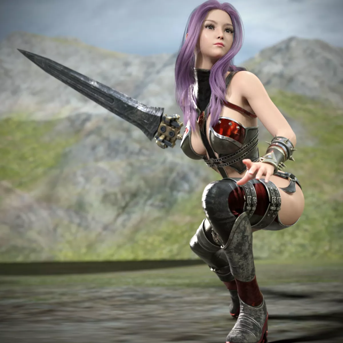 等身大ヒロイン ファンタジー風 蔵出し - Ultra Heroine 3DCG by BARTISTA