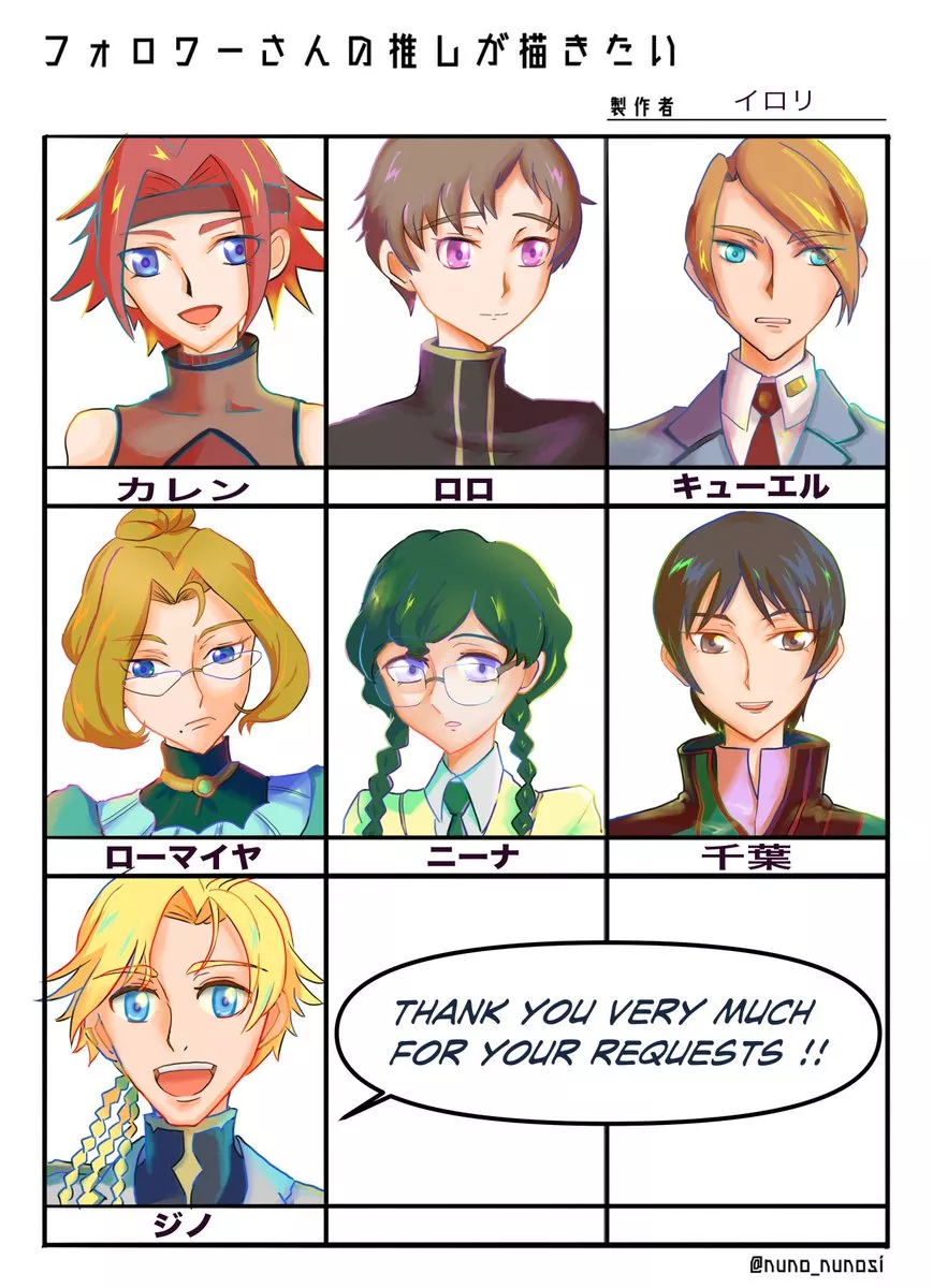 リクエストキャラを描く - Iroiro days