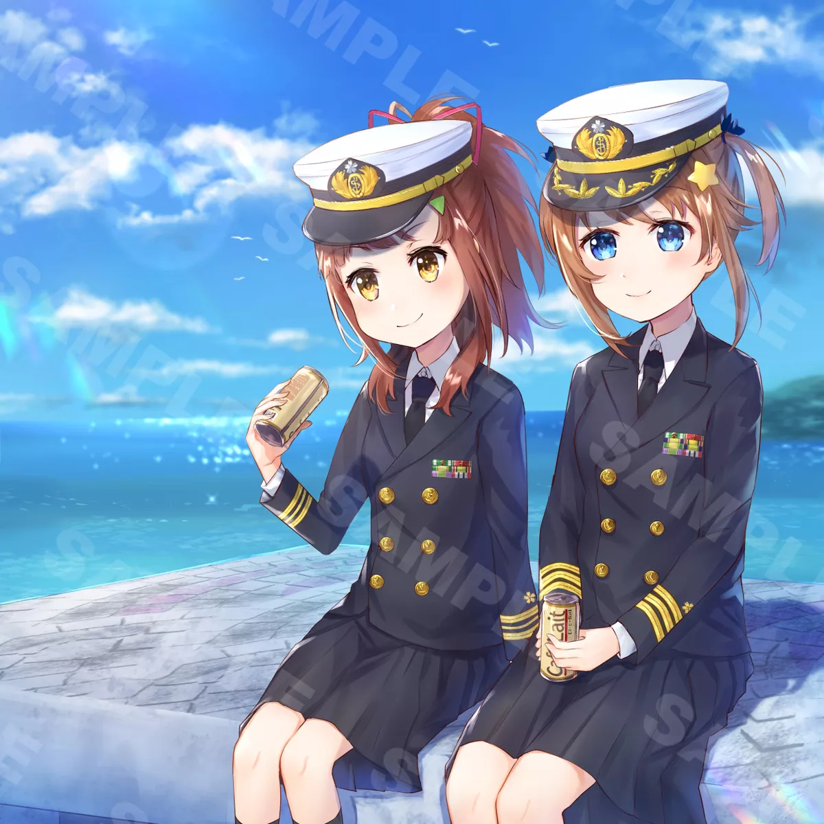 二次創作小説「ハイスクール・フリート 岬明乃の悪夢」挿絵 - OMUTOMA