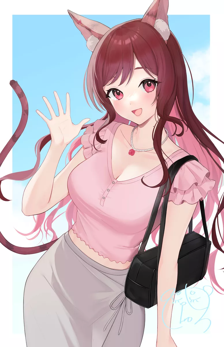 【Work】Skebリクエスト 個人Vtuber乙葉ちはね様 - Mellow topia