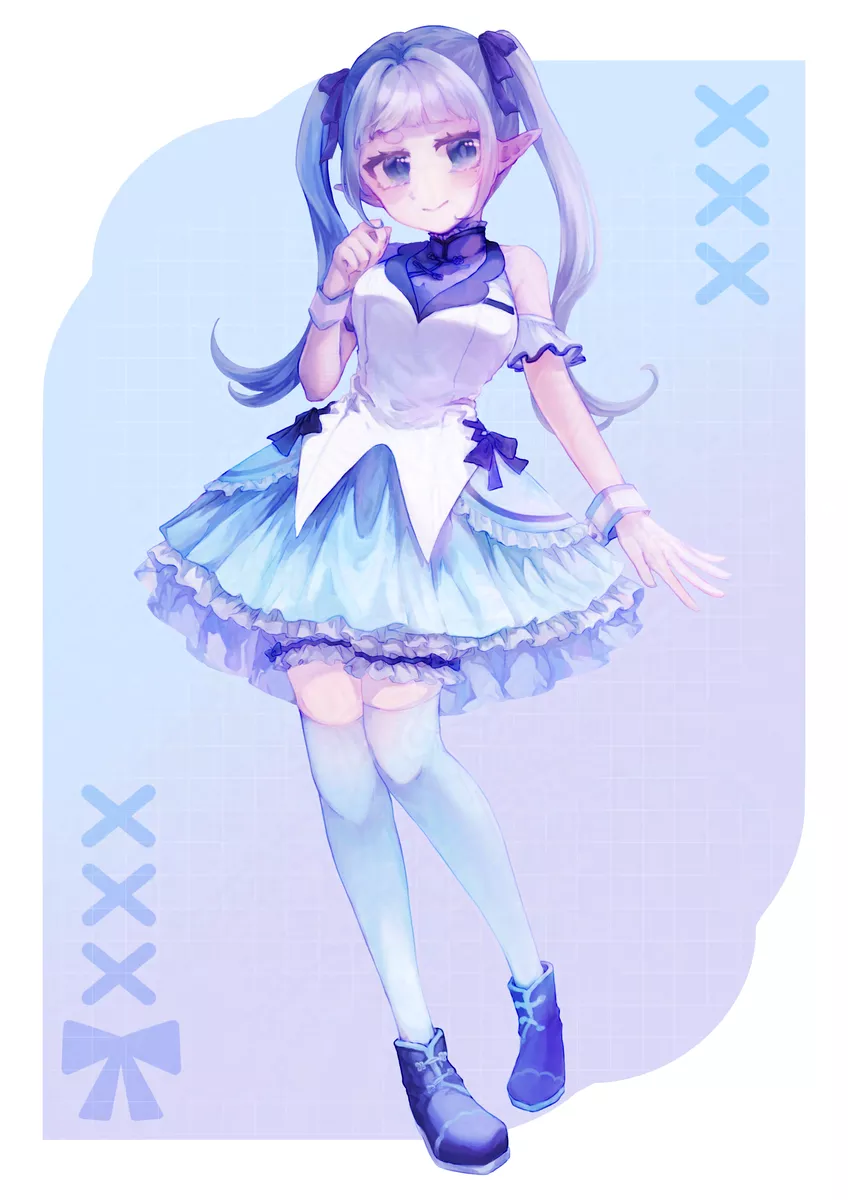 Skeb依頼_001 /湊ラギ - Ese's PORTFOLIO