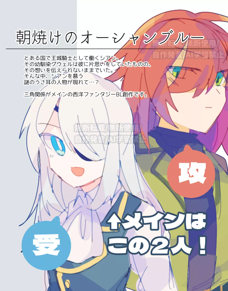 【創作bl】朝焼けのオーシャンブルーについて - Nemo Garden