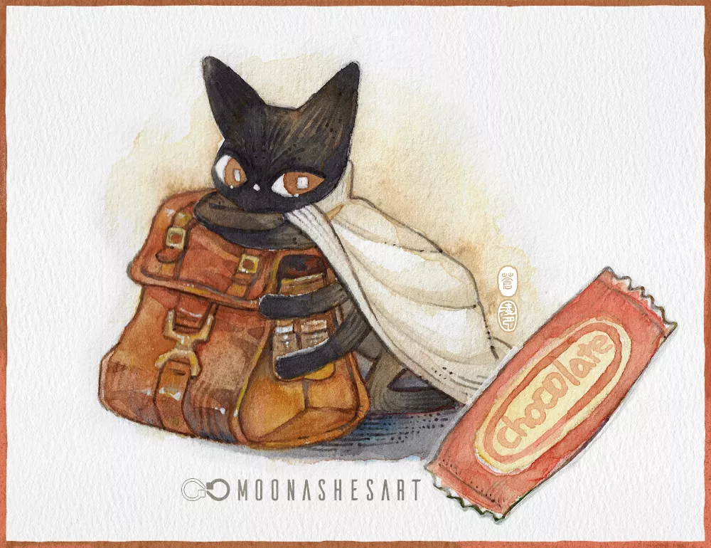 【2024_Inktober】01.バックパック / BACKPACK - 鏽鐵箱