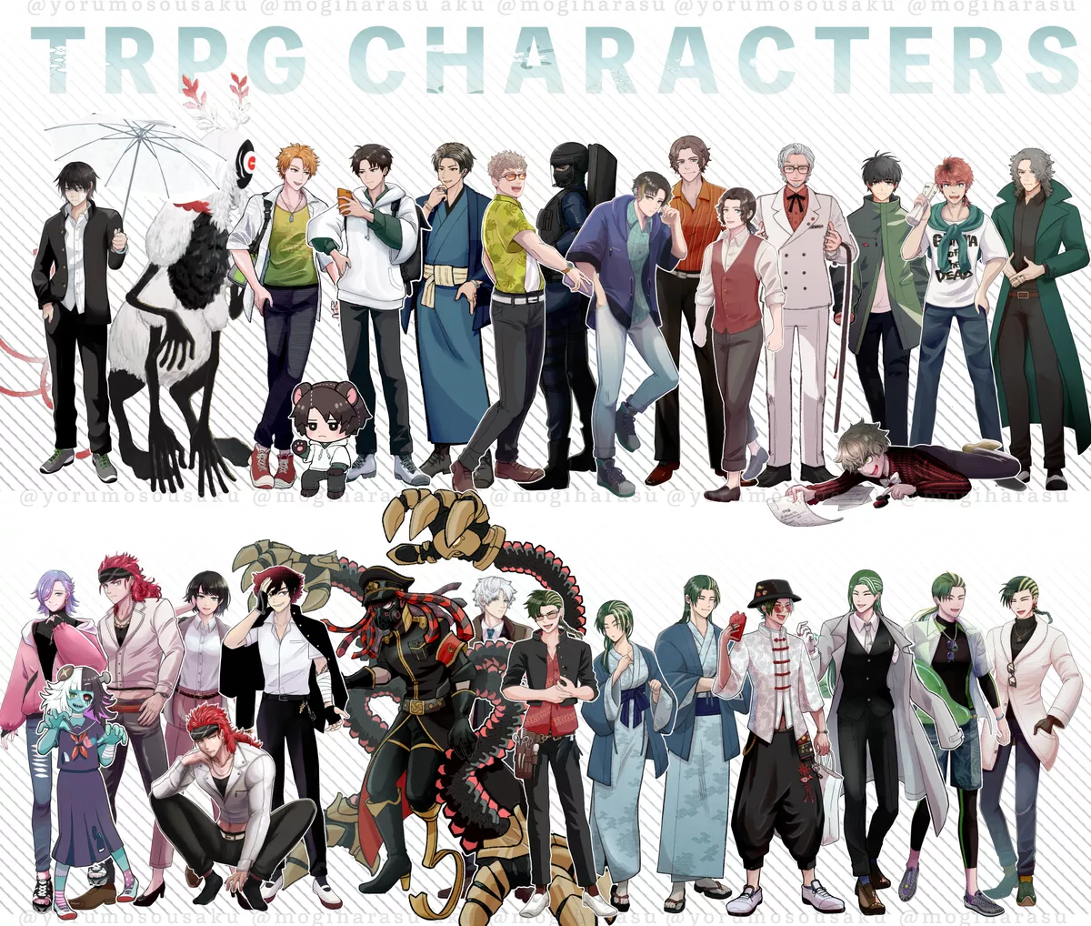 TRPG立ち絵 - MOGITEN.