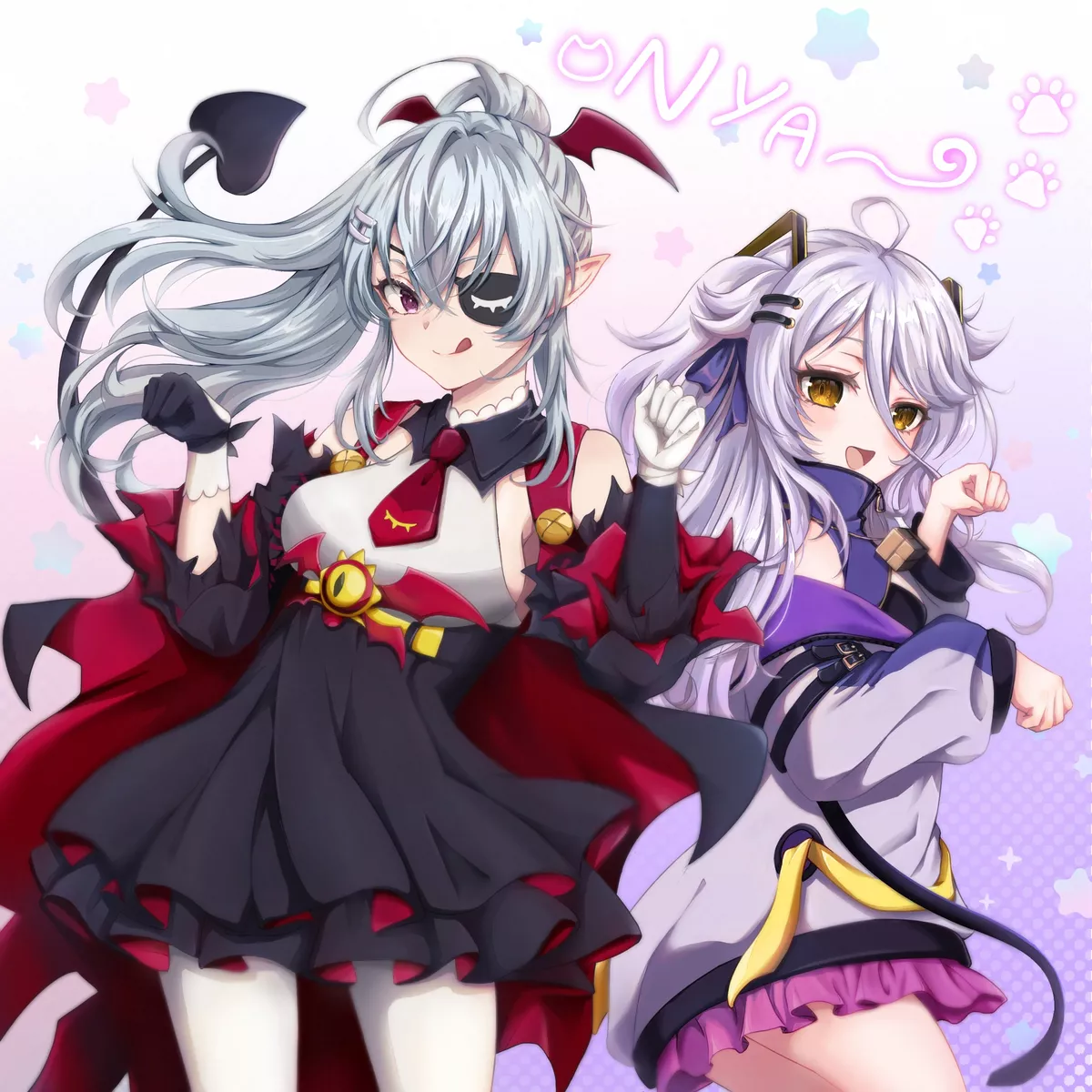 Henya and Geega Fan art - akomaru📍illust