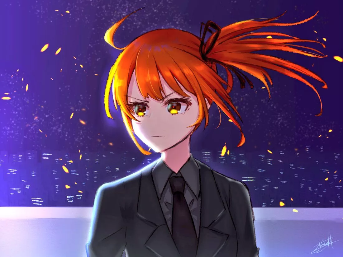 例のぐだ子落書き - OMUTOMA