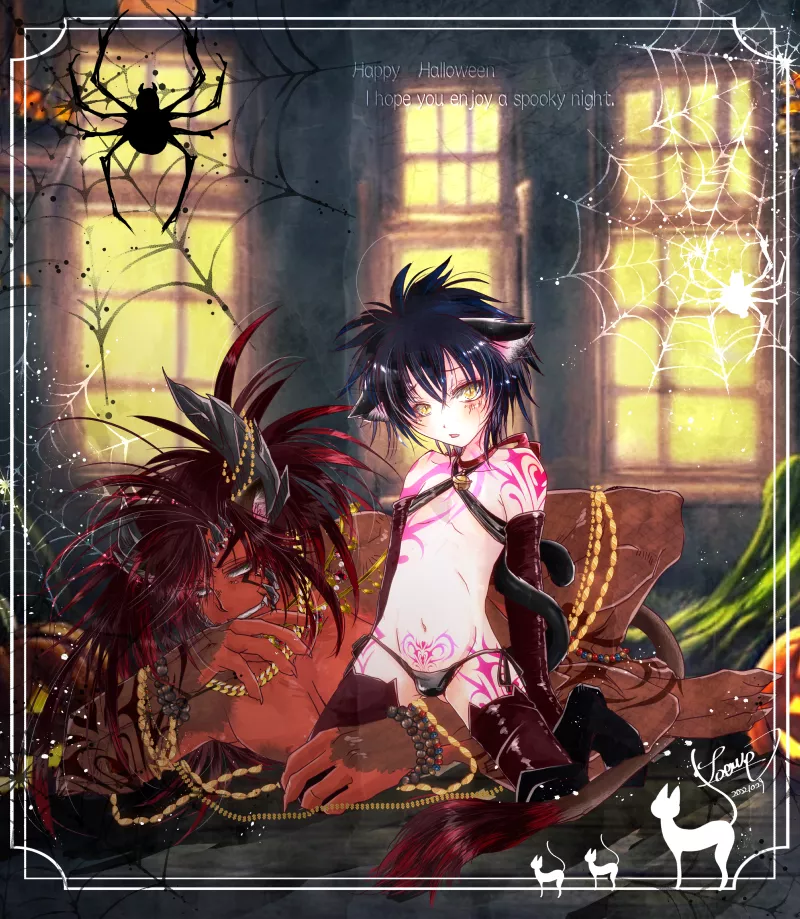 オリジナル・ハロウィン【※pixiv再掲】 - 🌟🦁Loewe🦁🌟