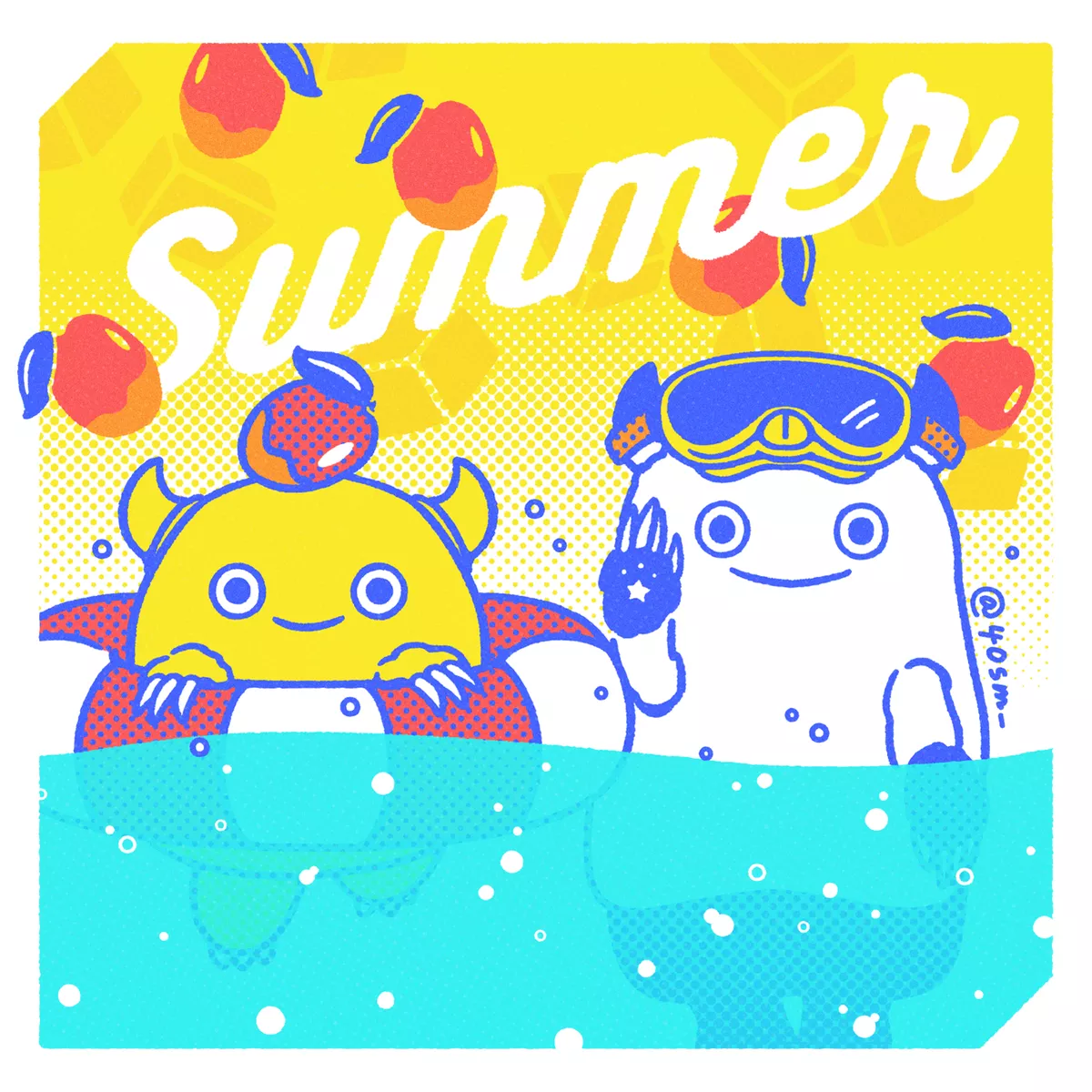 BART&CHAPYのトロピカルソーダ - shimaのイラスト帳 サテライト